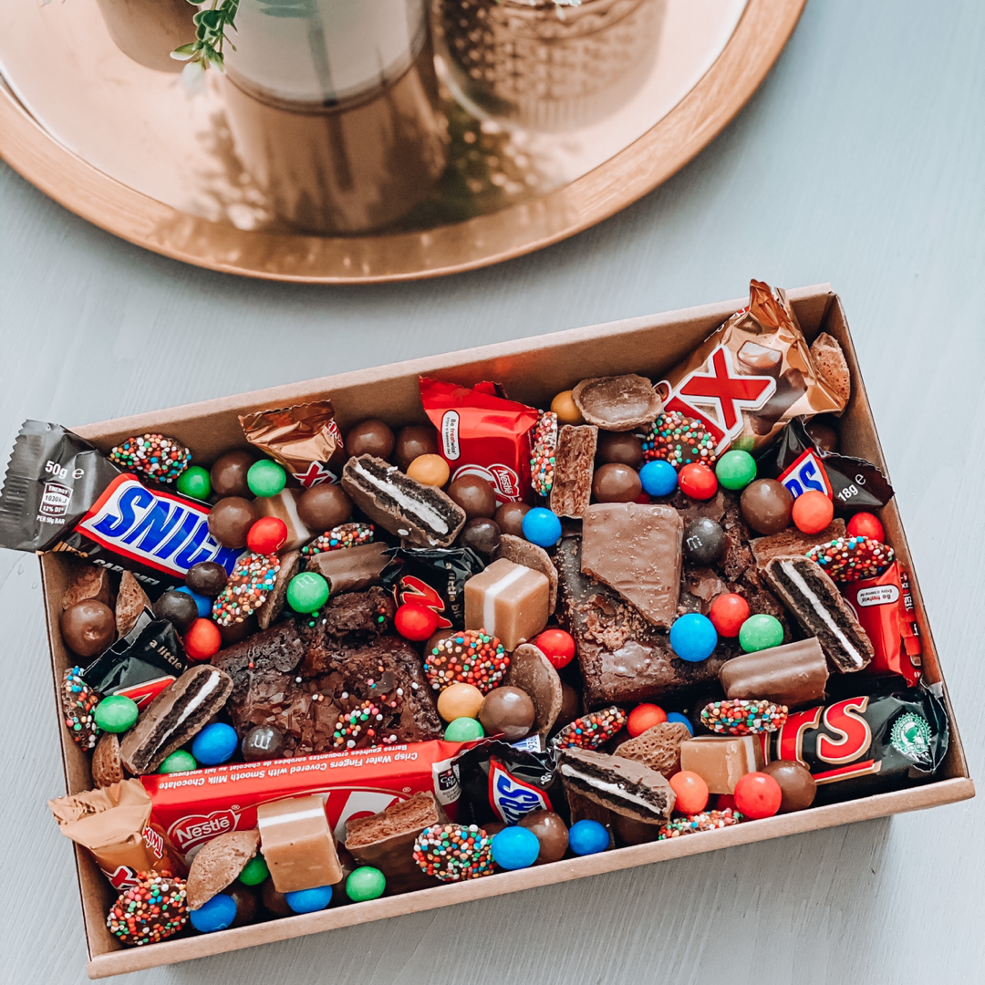 Mini Choc-O-Holic brownie box - Sugar Coat It